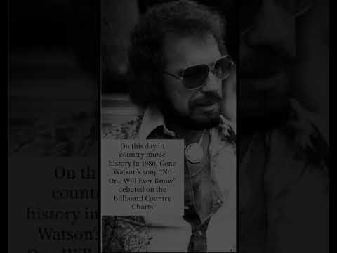 On this day in country music history in 1980 Gene Watson hit the charts #countrymusic #80smusic