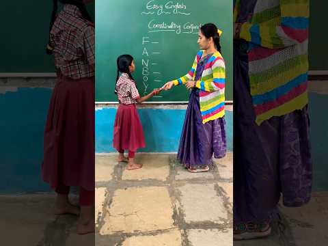 Easytrick for Coordinating Conjunctions by my student Srinithya#shortsviral #govtschool#easy#english
