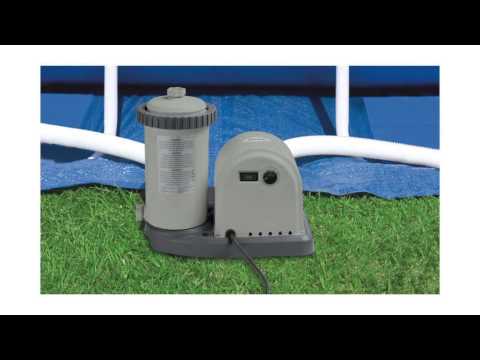 Intex 1500 GPH Easy Set Pool Filter Pump with Timer & GFCI | 28635EG (56635EG)