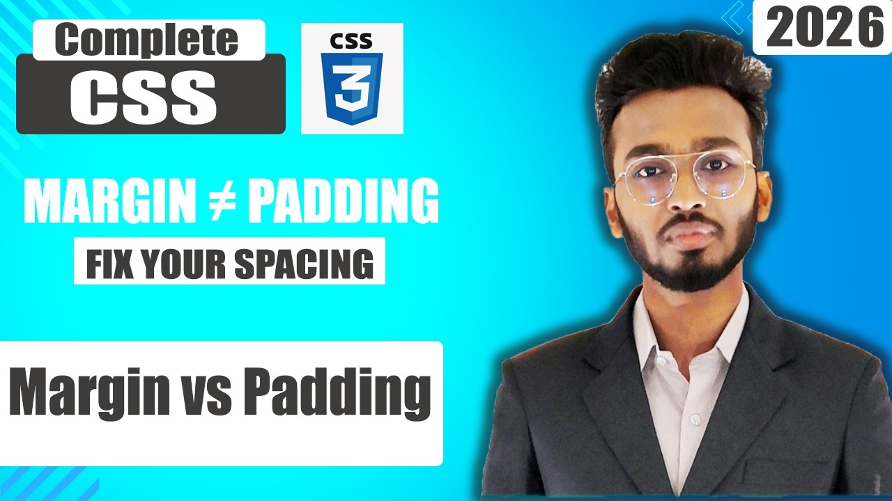 Margin vs Padding in CSS | Css tutorial for beginners | Css Full course