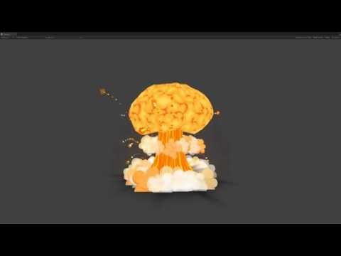 Unity stylized nuclear explosion - Real Time VFX