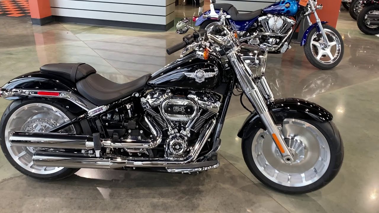 2021 HARLEY-DAVIDSON FATBOY 114 in Vivid Black