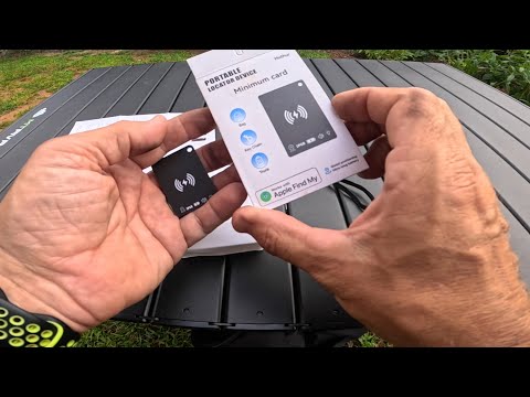 Wallet Tracker Card for Apple Find My - Testing/Review