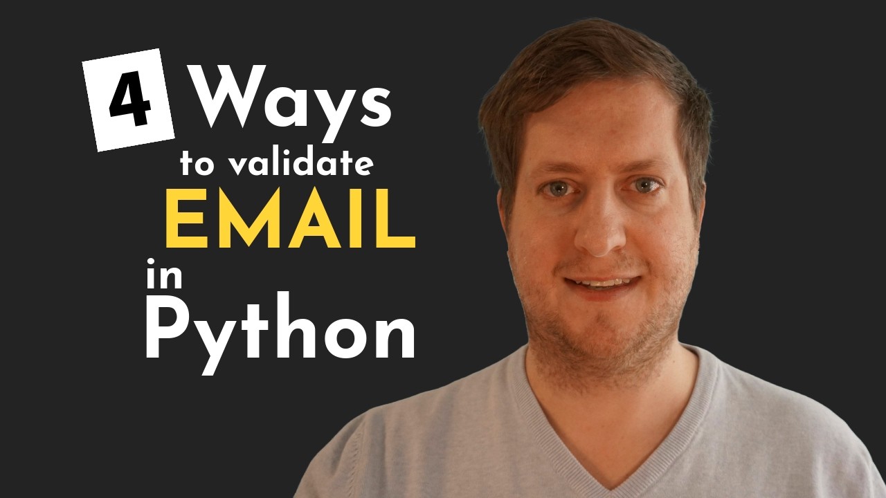 VALIDATE Email Address In Python with these 4 Ways: From Basic To Bulletproof!