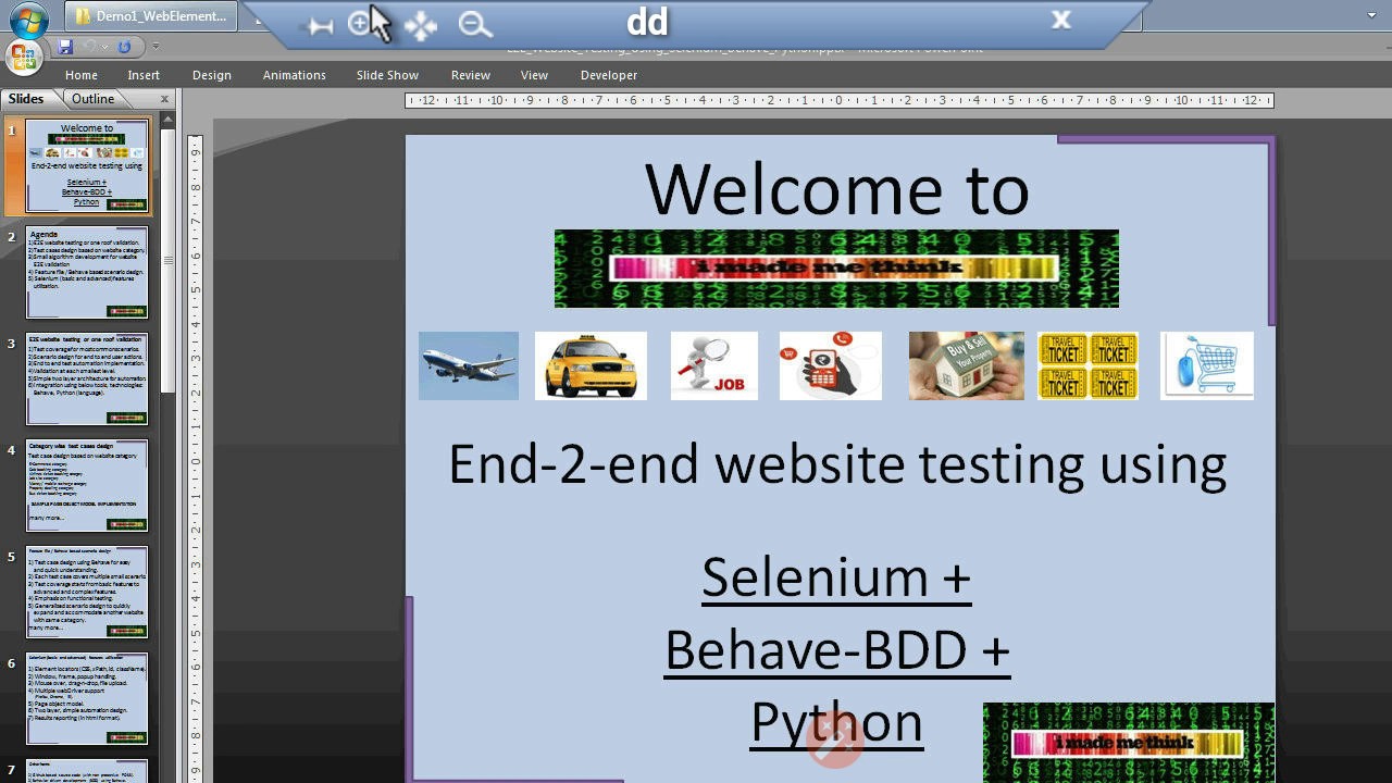 Python BDD Selenium Behave Framework 1