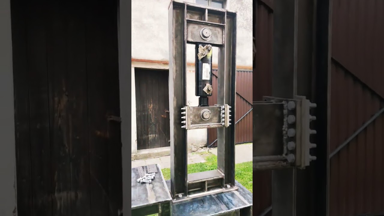 DIY hydraulic forging press