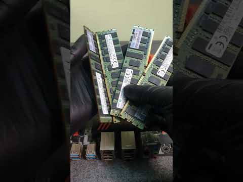 RAM Installation Ram Server 32GB 64GB DDR4 REG ECC For Workstation #shorts