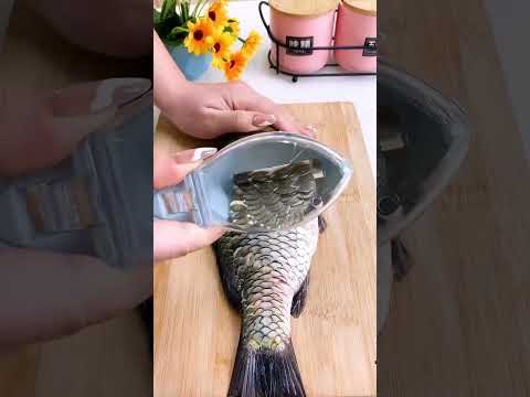 🐟🧑🍳How to Effortlessly Scale Fish with this Amazing Fish Scaler!