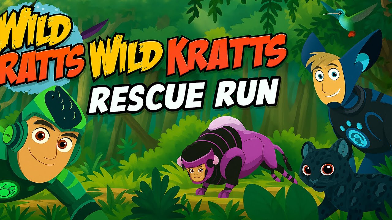 Wild Kratts Rescue Run - Rainforest Rush | Wild Kratts Games