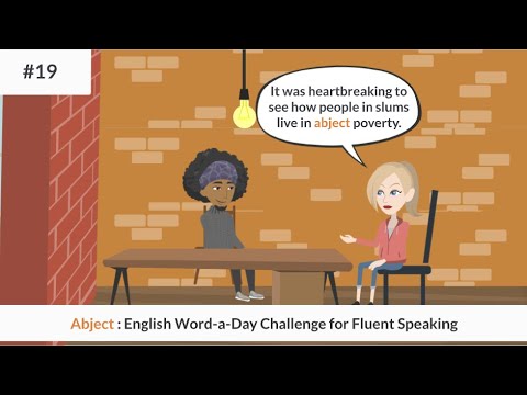 Abject Meaning and Conversation Examples | Learn English Vocabulary for Fluent Speaking | Vocabulary