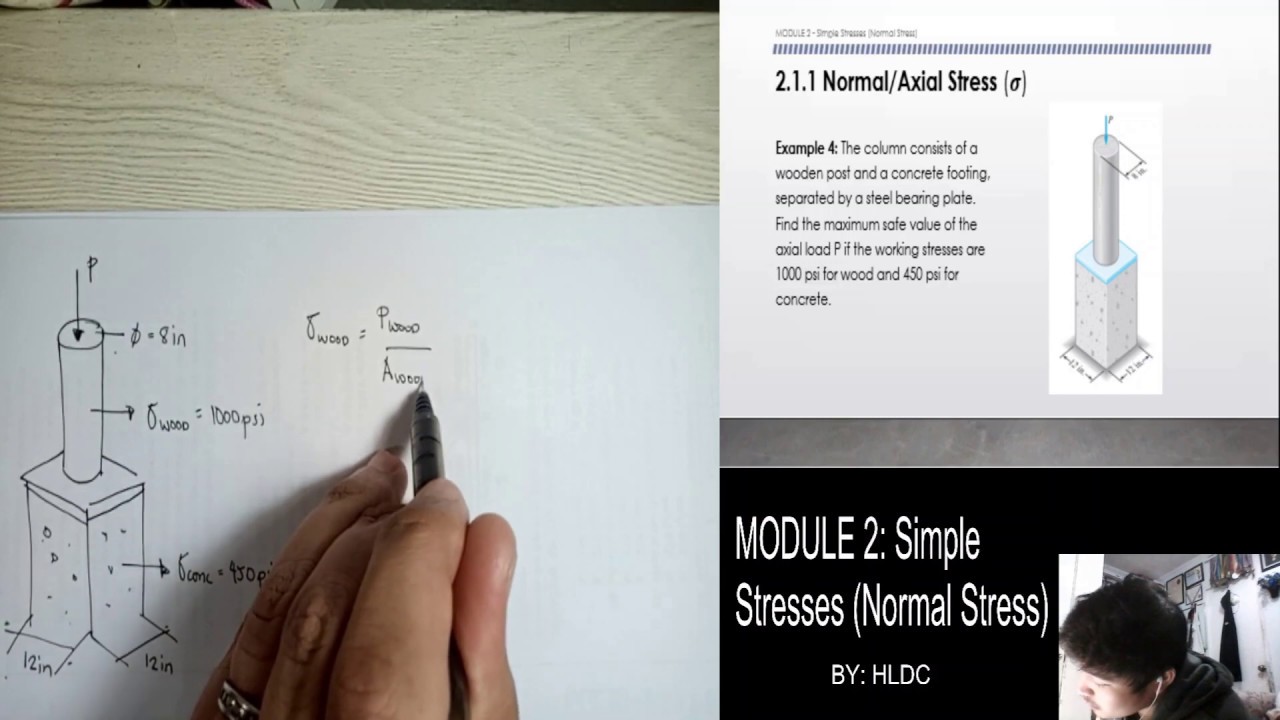 MODULE 2 (part 2) - Normal Stresses