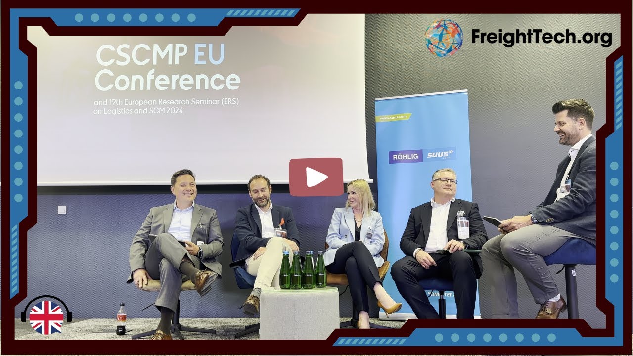 FreightTech.org panel at annual European CSCMP Conference 2024