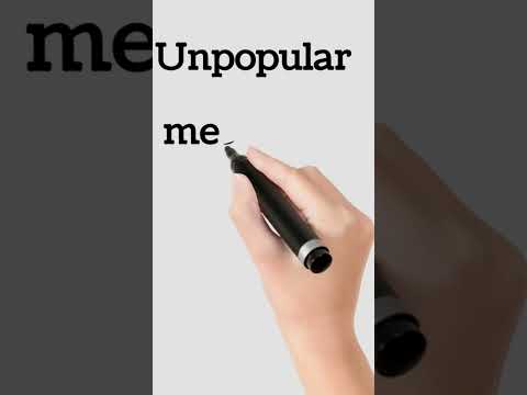 Unpopular meaning in hindi||unpopular ko hindi mein kya kahte hain #english #shorts