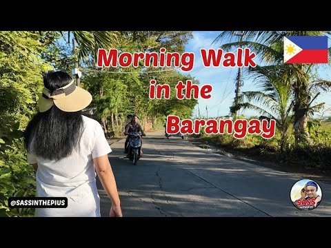 Our Morning Walk in the Barangay #travel #travelvlog #philippines #filipino #expat #passportbros