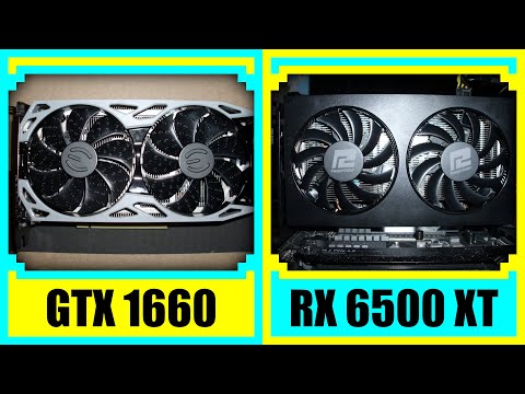 GTX 1660 vs RX 6500 XT in 2022