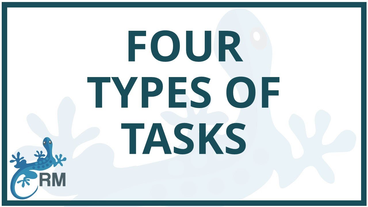 The 4 Task Types | How to Categorise Your To-Do List for Maximum Productivity