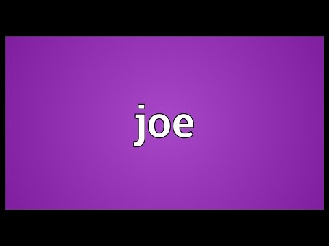 Joe Meaning