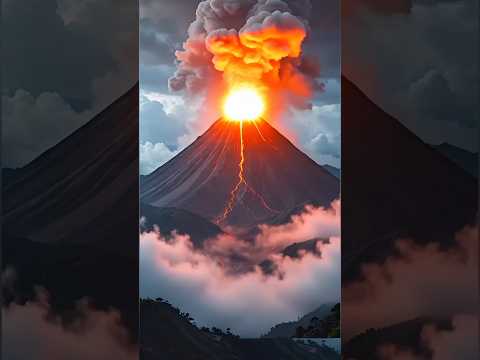 💥🌋Lava Cracks the Earth Open! 🌋💥#volcanoeruption #nature #shorts