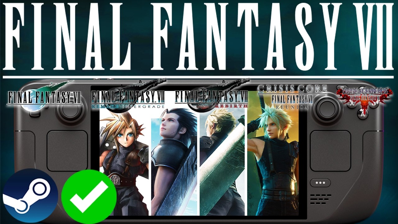 Final Fantasy VII Collection Steam Deck Performance: All Games Tested