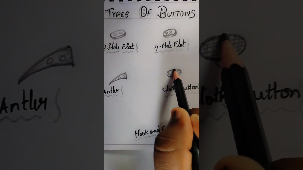 Unbelievable Types of Buttons You've Never Seen Before #sanjanacreationart