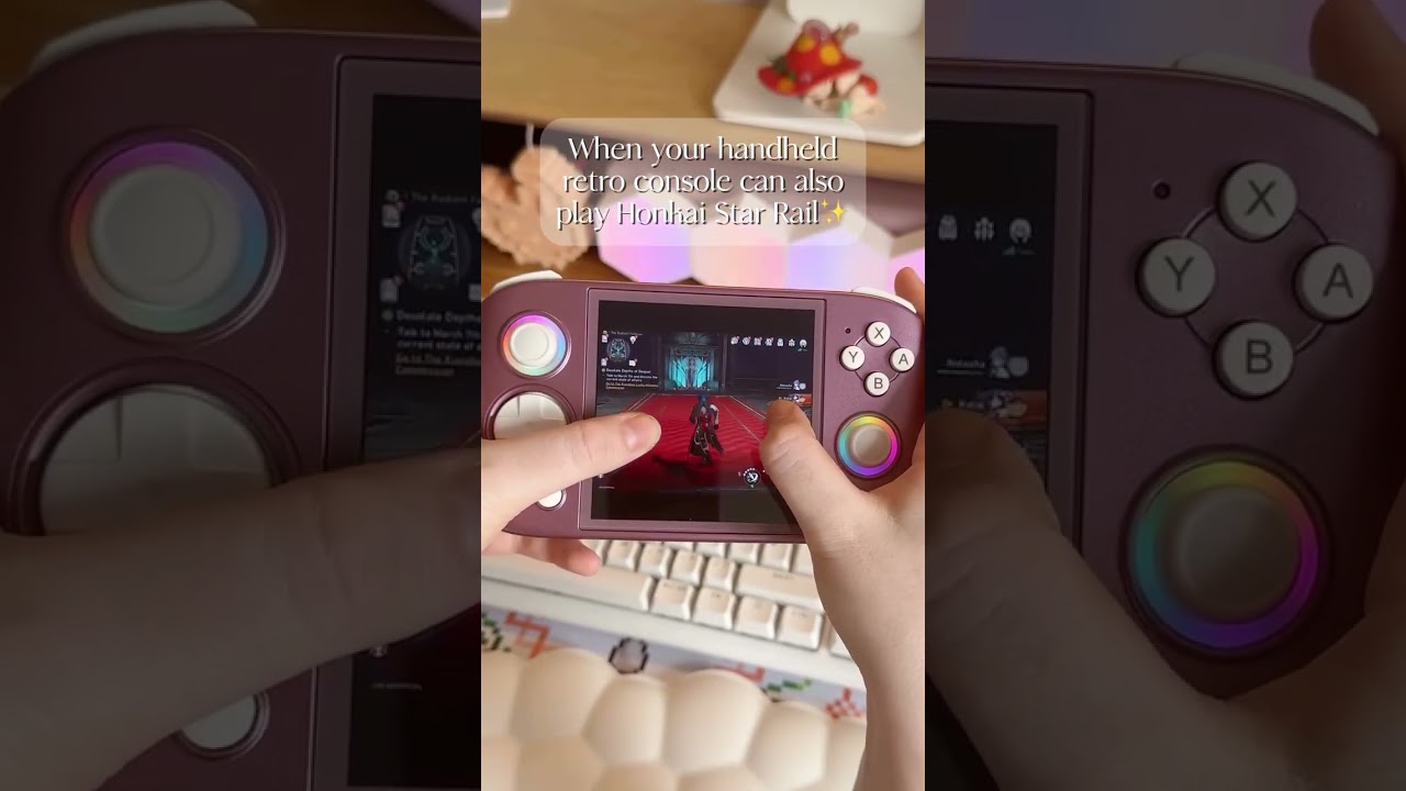 WhatGeek x ANBERNIC RG Cube Retro Android Handheld Game Console  Review from @GameWithKiwi
