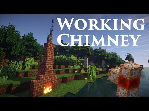 Smoking Chimney - 3 easy commands Minecraft Project
