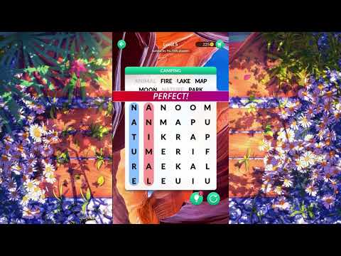 Word Search Explorer LEVEL 5 USA CAMPING