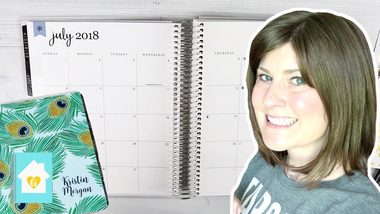 SETTING UP MY 2018-2019 ERIN CONDREN LIFE PLANNER | PLAN WITH ME JULY 2018