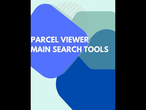 Parcel Viewer Main Search Tools