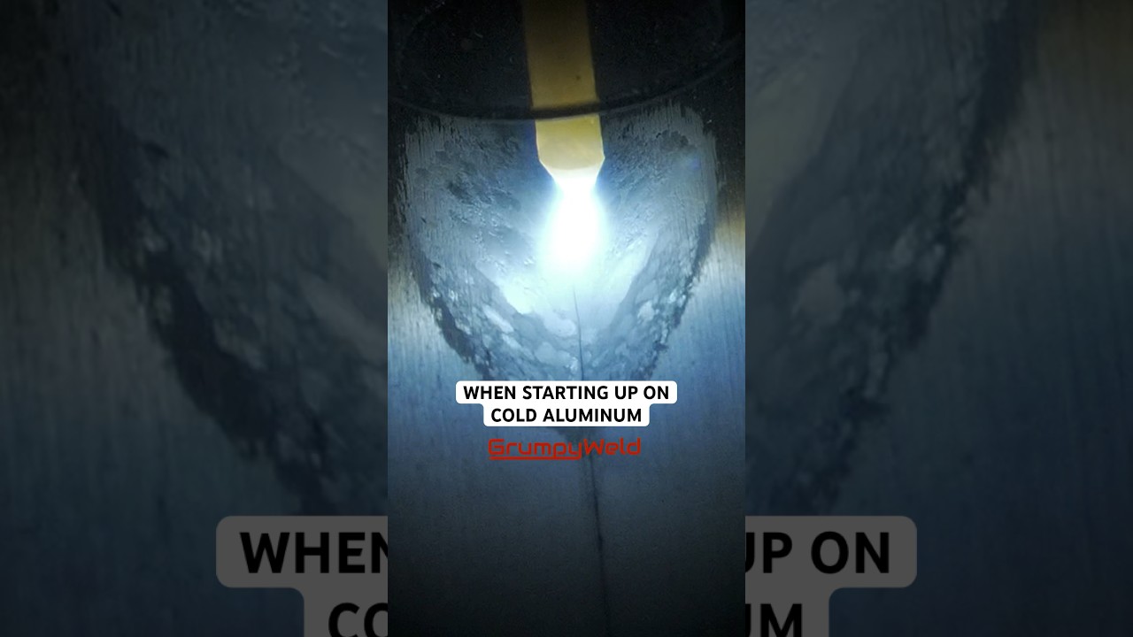 Wait for the puddle | tig welding aluminum for beginners #tigwelding #aluminum