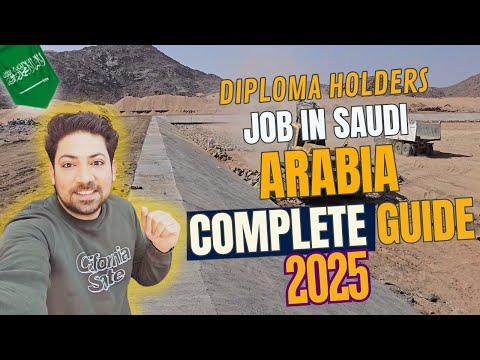 How Diploma Holders Can Get Job in Saudi Arabia | Civil Engineer Day Visiting Site