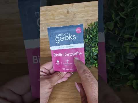 Glowing skin, hair & nails with biotin supplements! #nutritiongeeks