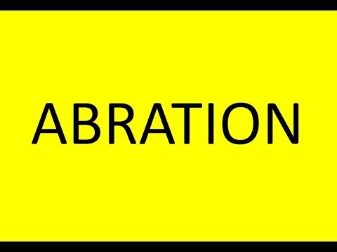 Abrasion (geography)