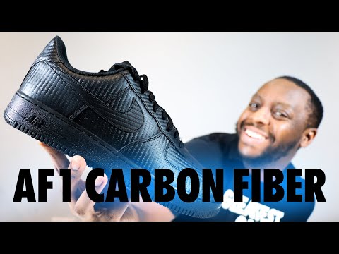 Nike Air Force 1 Carbon Fiber Black On Foot Review QuickSchopes 780 Schopes HF2886 001