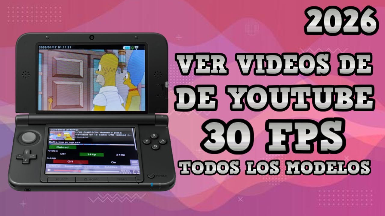 Watch YouTube at 30 FPS on your Nintendo 2DS/3DS [2026]