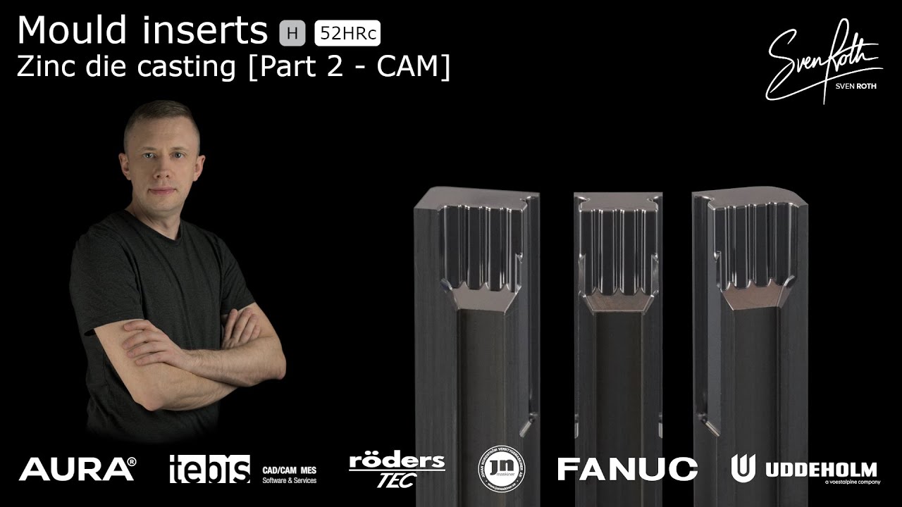 Zinc die casting mould | Part 2 | CAM