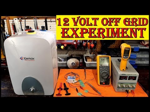 Off Grid Water Heating Experiment - Eemax EMT2.5 2.5-Gallon Electric Mini-Tank
