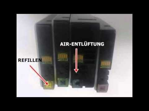 Refillanleitung, Nachfüllanleitung für Canon PGI-1500, PGI-2500
