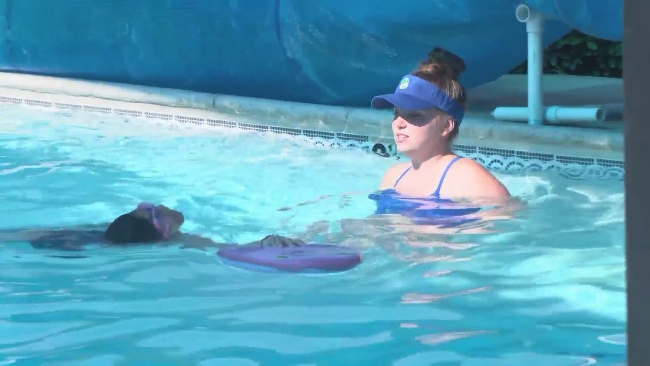 Kristin Begrin: From near-drowning to swim instructor at Clovis swim school