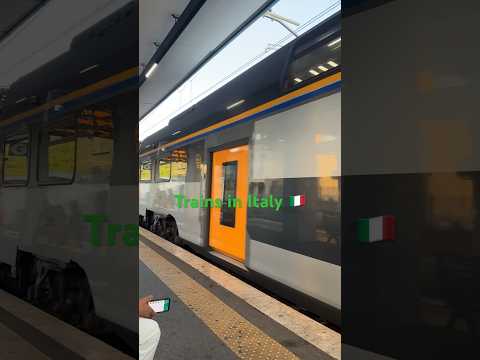 Trains in Rome Italy 🇮🇹#highspeedtrain #train #italy #travel #romeitaly #railway #italytrain