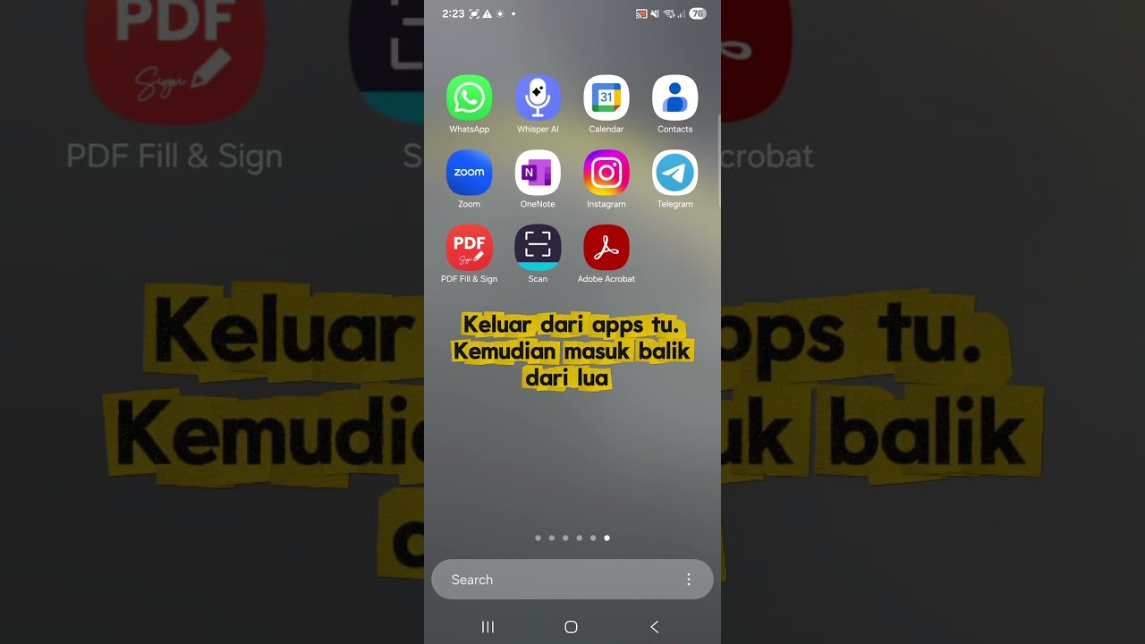 Cara isi dan sign borang pdf percuma