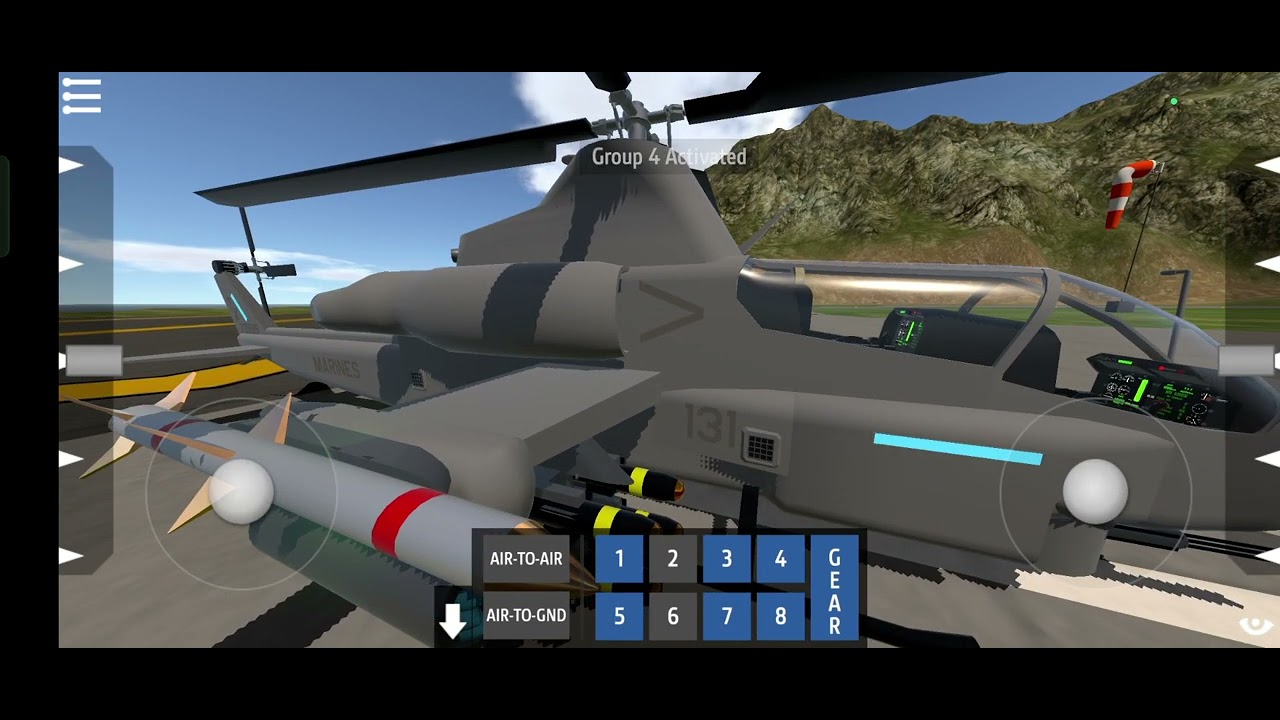 how to takeoff AH-1Z Viper REVAMP in simpleplanes!