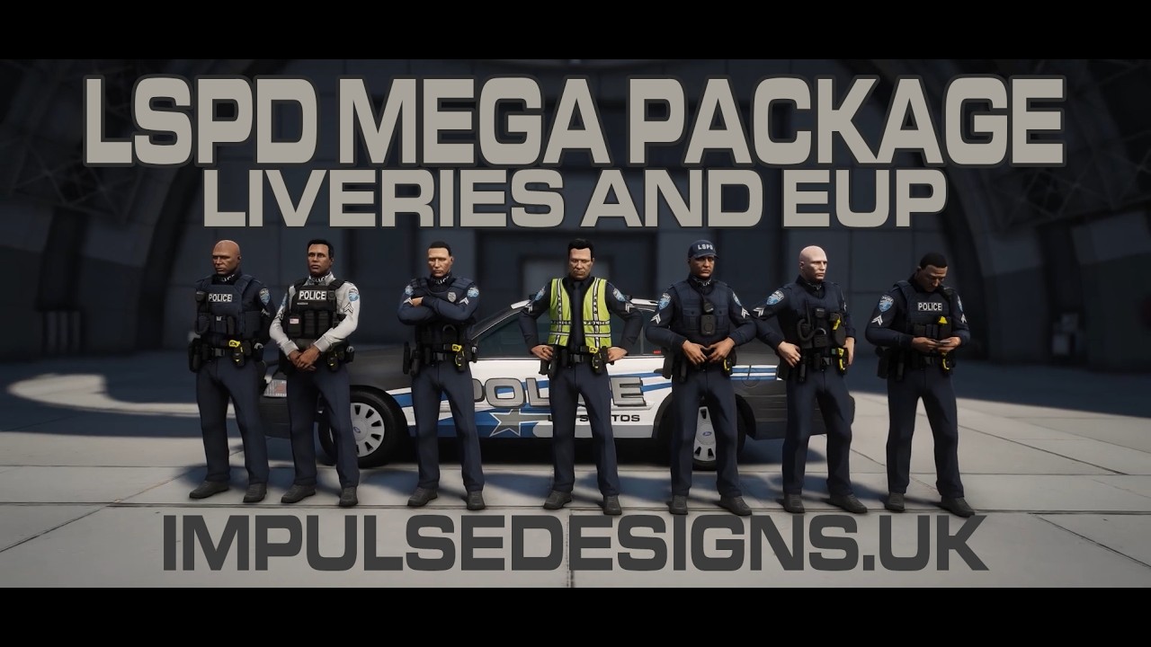 LSPD MEGA PACKAGE | LIVERIES & EUP | Impulse Designs