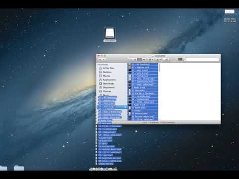 how to transfer music files from Mac to mp3 player