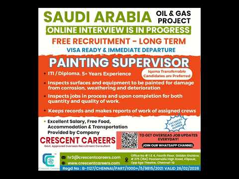 16-June-2025 Long term Interview | Gulf Job Vacancy | Saudi, Qatar, Oman, Kuwait, Bahrain, Dubai UAE