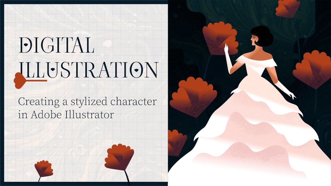 DIGITAL ILLUSTRATION COURSE | Creating a stylized character in Adobe Illustrator (Intro)