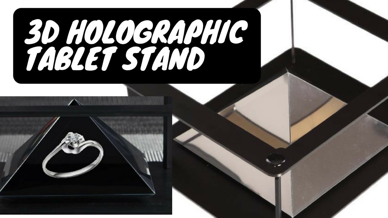 Ipad 3D Hologram projector stand.  Iphone Android Galaxy. Really works WOW.