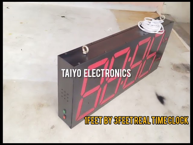 Real Time Clock Module - 2feet By 4feet Rtc Led Clock Manufacturer from ...