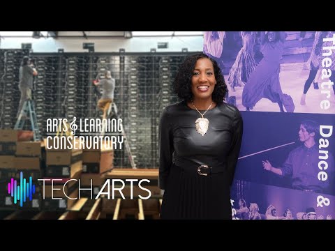TechArts and Arts & Learning work together to build a theatre.