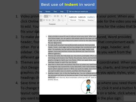 indent in word #shorts #youtubeshorts #msword #word #indent #wordtutorialinhindi #shortcut #short